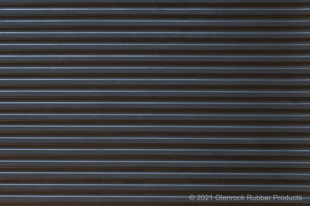 Rubber Sheeting : Wide Rib Sheeting | Glenrock Rubber Products