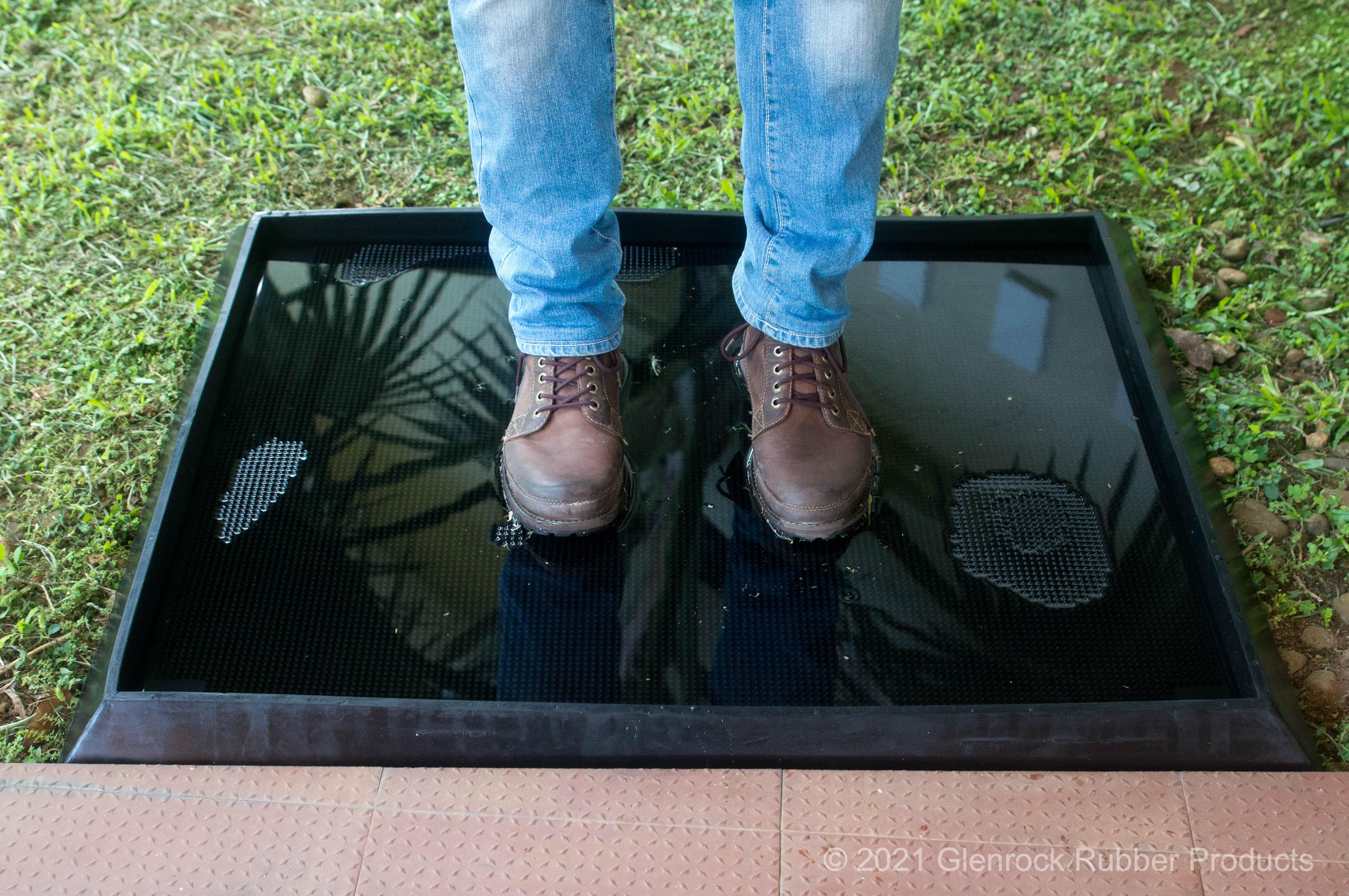 Livestock Mats : Boot Dip Mat | Glenrock Rubber Products