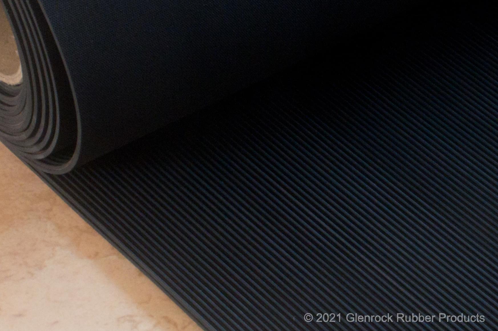 Rubber Sheeting : Fine Rib Sheeting | Glenrock Rubber Products